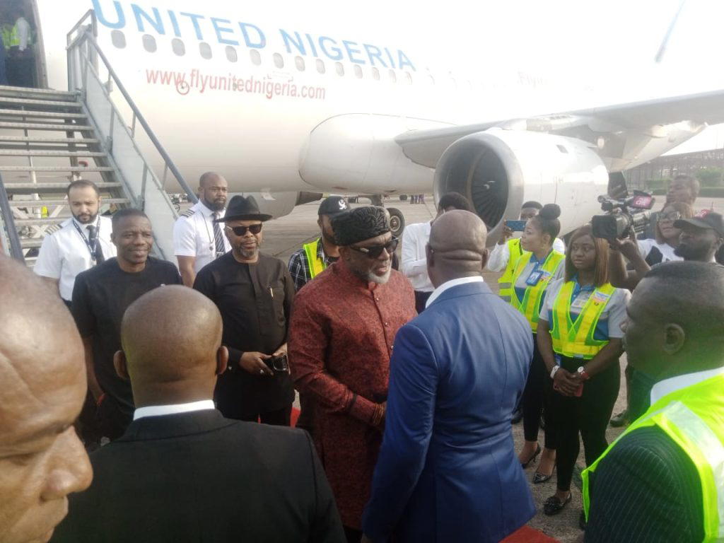 Obaseki welcomes UNA, as airline commences direct flight to Benin