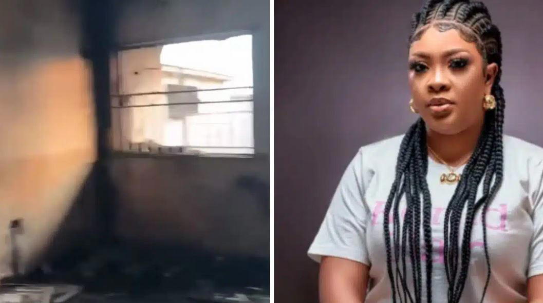 Video: Fire guts Nollywood actress Bidemi Kosoko’s house - Vanguard News