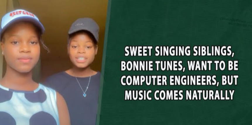 Sweet singing siblings, Bonnie Tunes, want to be computer engineers ...