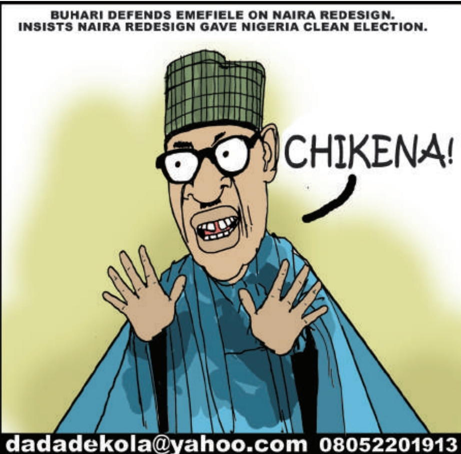 Cartoon: 'Using Naira to buy Naira is chiken na?' - Vanguard News