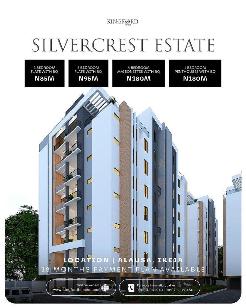 Silver Crest estate Alausa Ikeja: Exclusive Residences Reserved for the ...