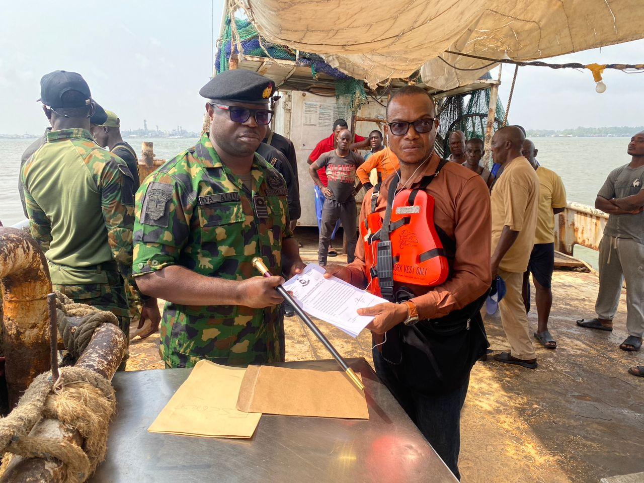 Navy hands over impounded merchant fishing vessel to FDF for sanctions ...