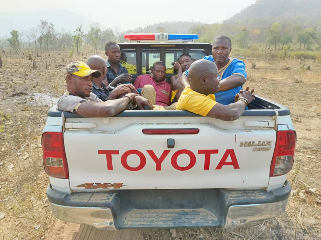 Photos: Special Task Force bursts illegal mining syndicate in Taraba ...