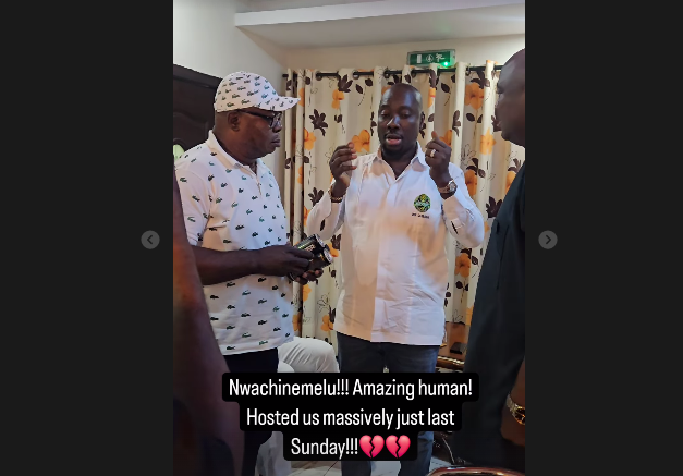 Obi Cubana mourns billionaire, Osondu Nwoye who slumped, died watching ...