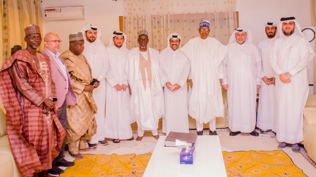 Photos: Buhari receives Qatari delegation in Daura - Vanguard News