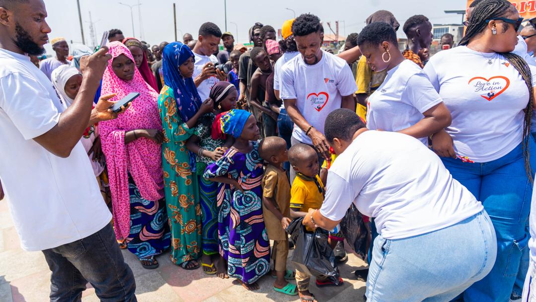 Firm, Sabre Works feeds over 500 children on Valentine’s Day in Lekki ...