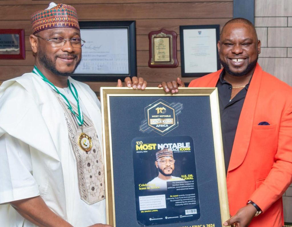 Zamfara Gov, Lawal receives peace award - Vanguard News
