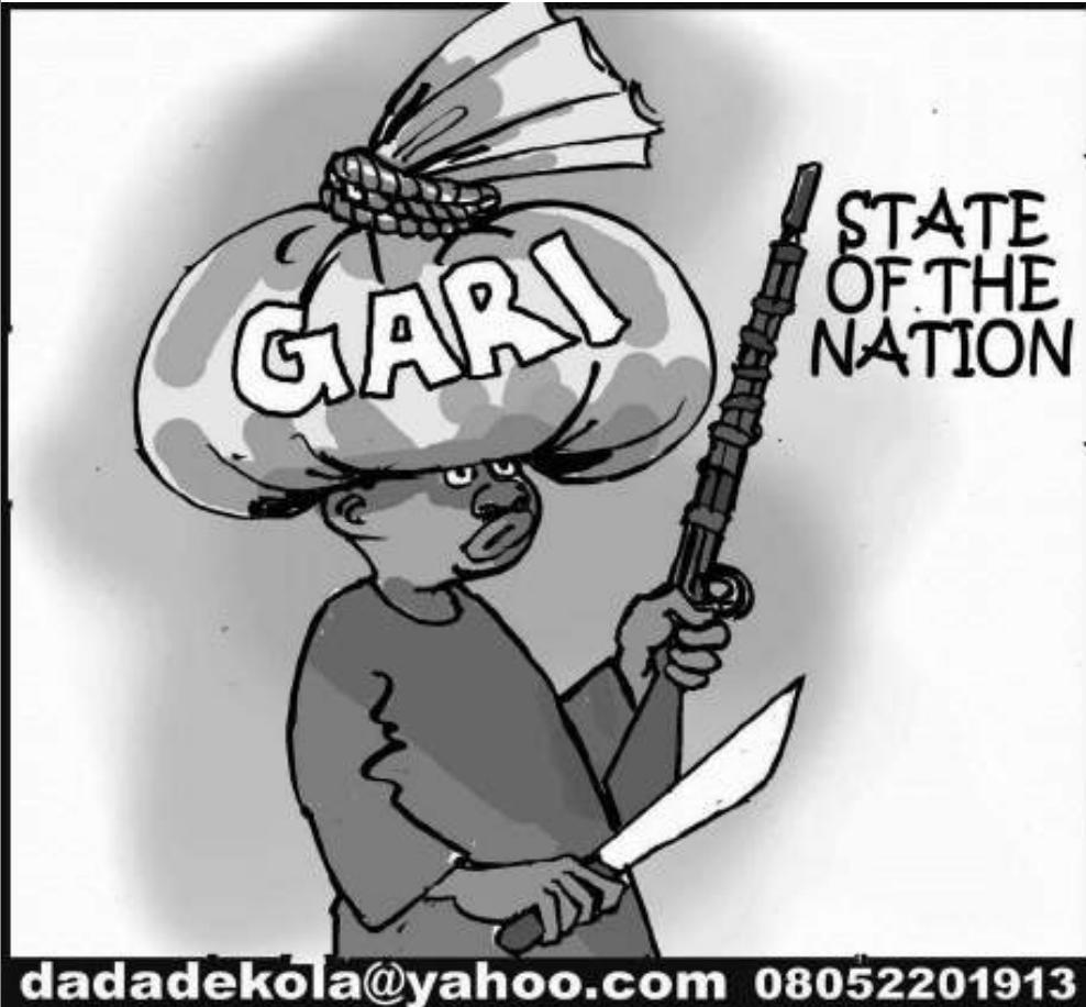 Cartoon: 'Stay off my padded gari' - Vanguard News