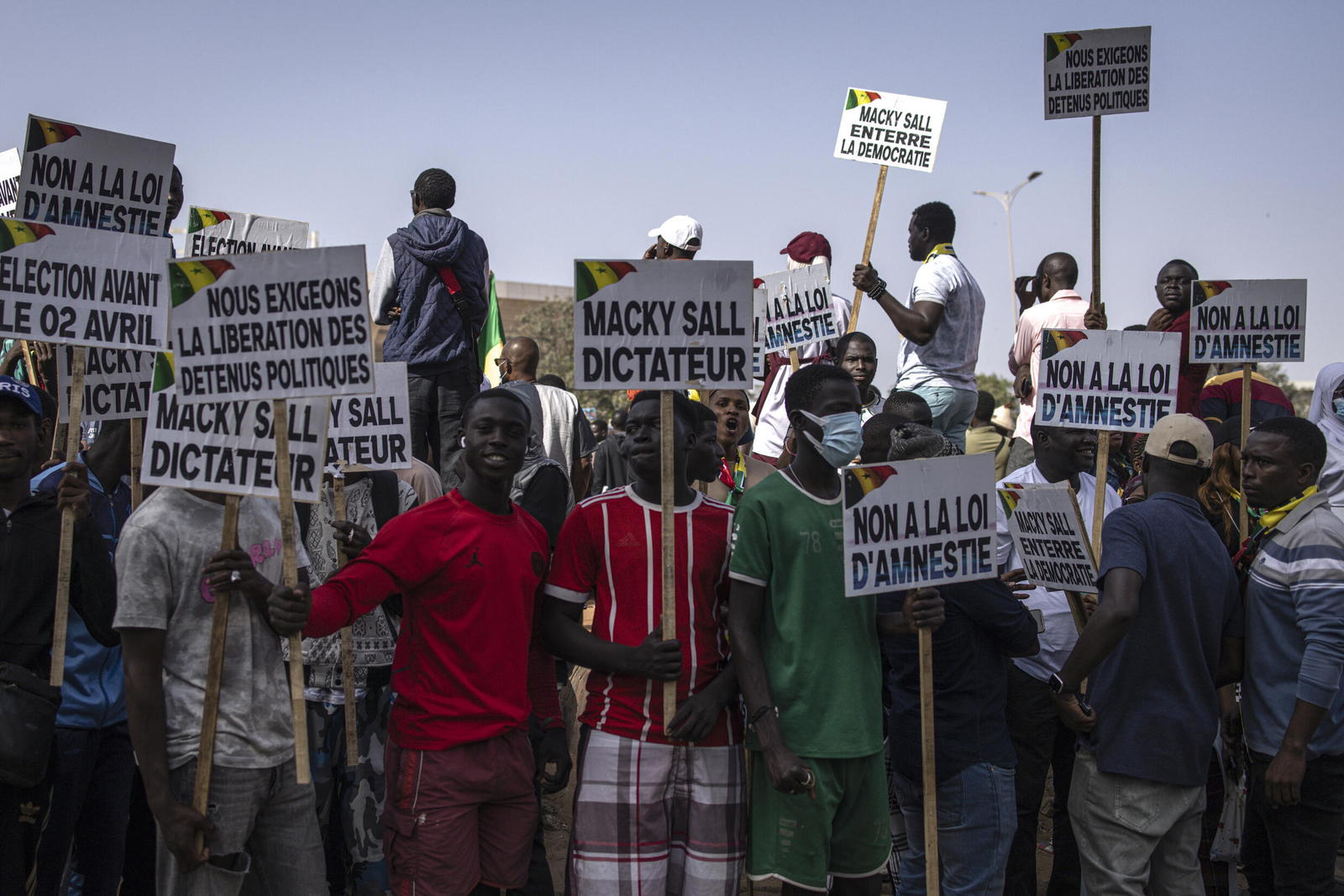 Hundreds protest in Senegal to demand speedy elections - Vanguard News