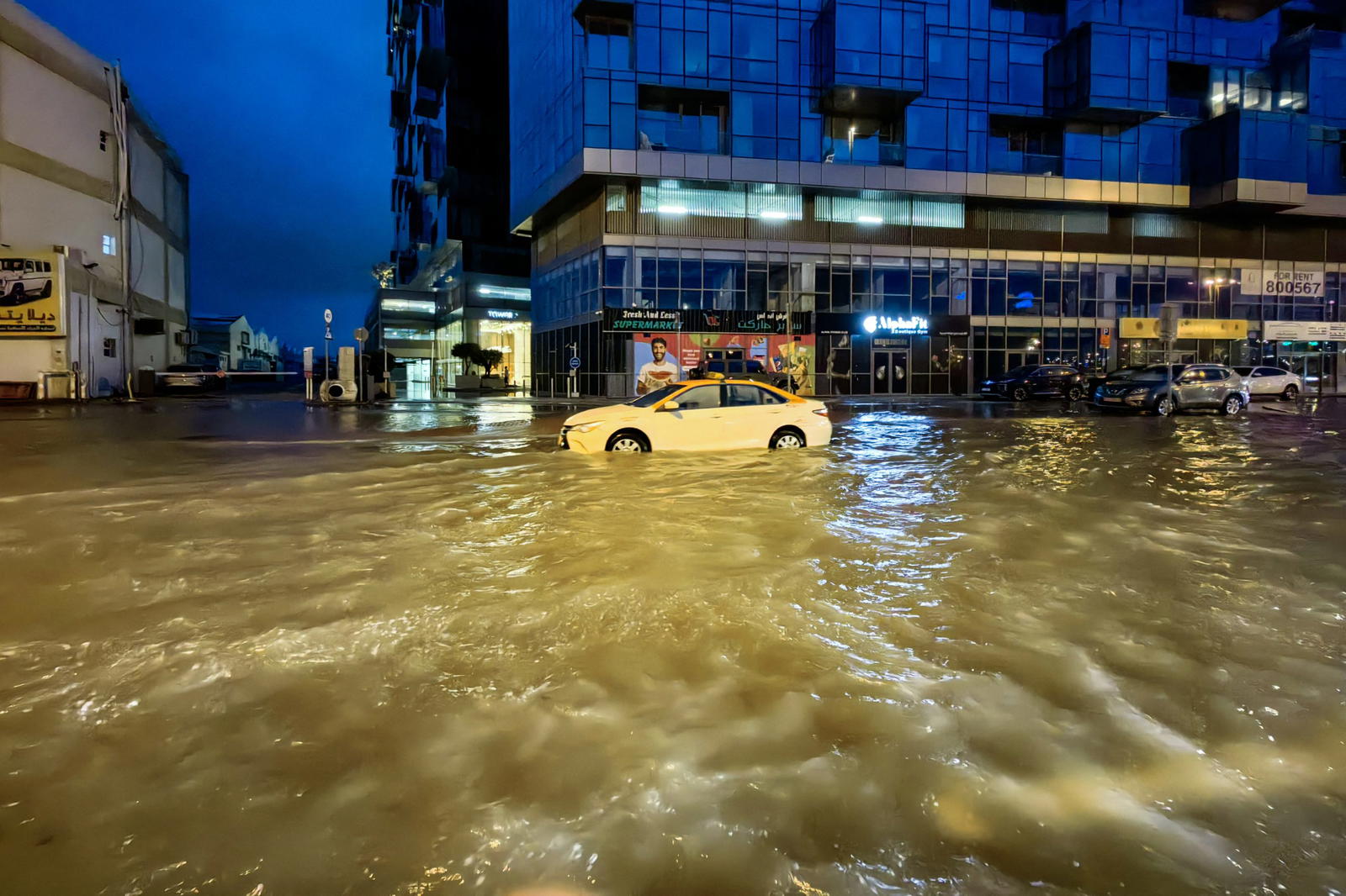 Photos: Dubai reels from floods chaos after a year’s worth of rain ...