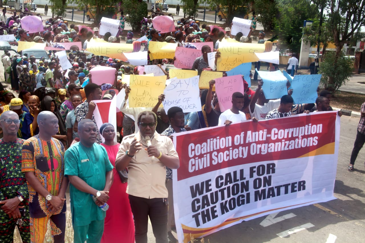 Yahaya Bello: Anti-corruption CSOs condemn 'unjust application of state ...