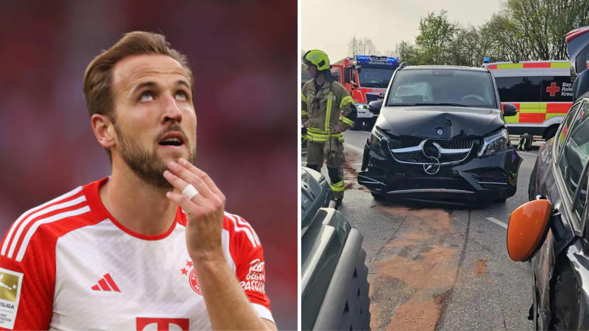 'They're fine,' says Harry Kane after car crash involving his three ...