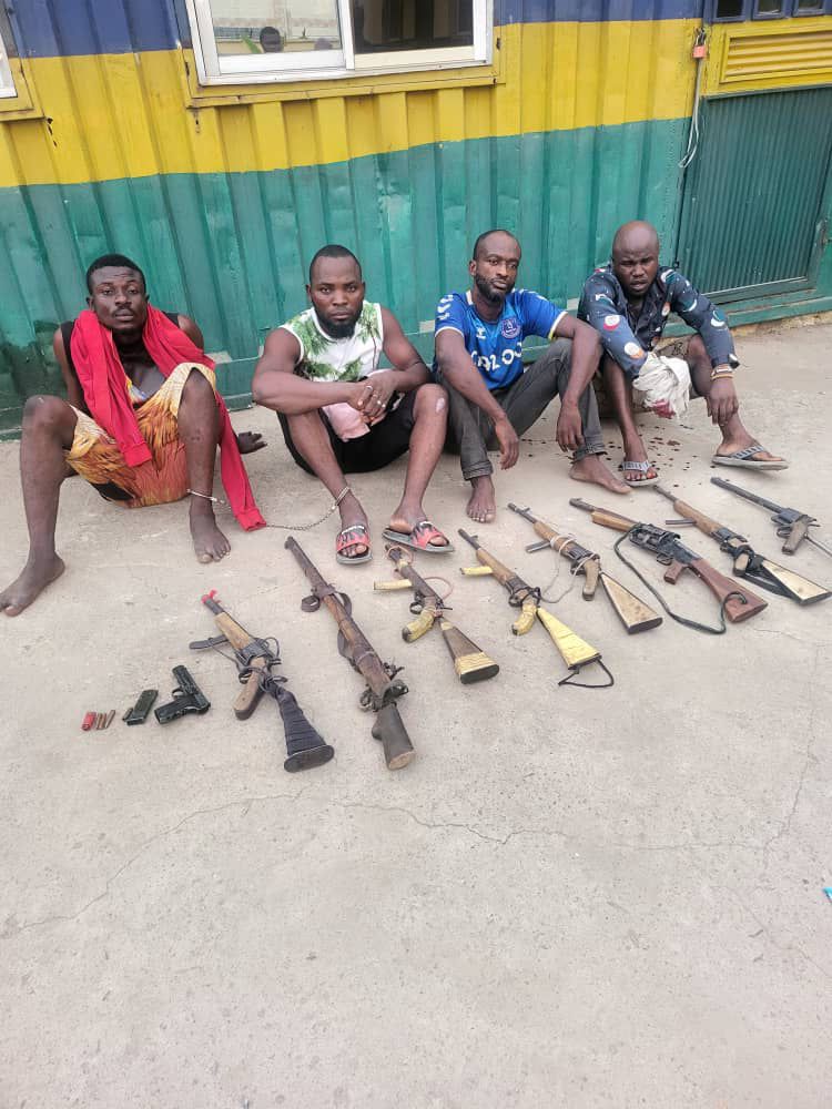 Police nab notorious armed robbery kingpin, 4 gang members terrorizing ...