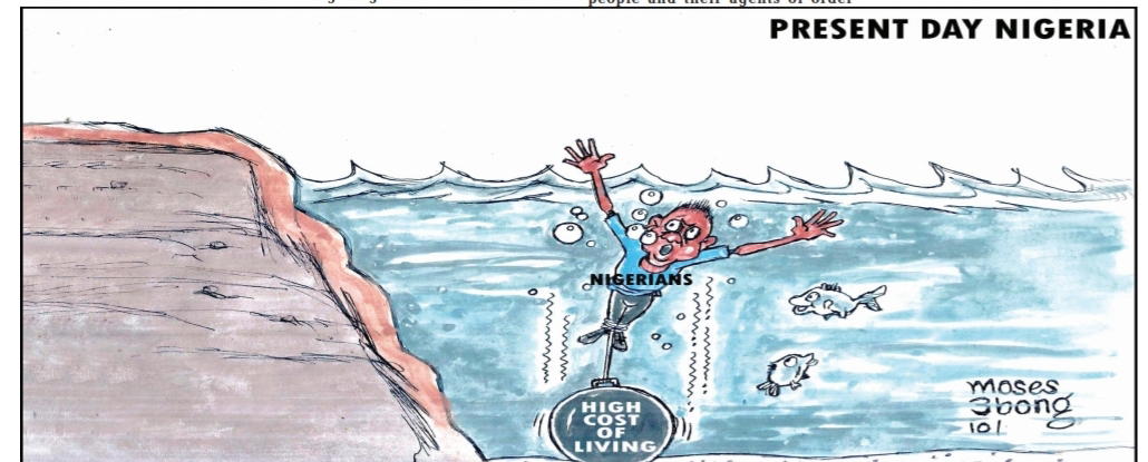 Cartoon: 'Help! Naira is rising but I'm sinking' - Vanguard News