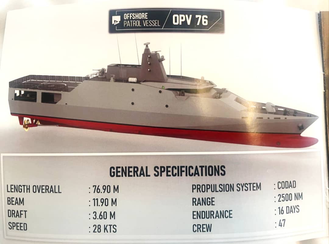 Blue Economy: Navy takes delivery of French made Offshore Survey Vessel 115