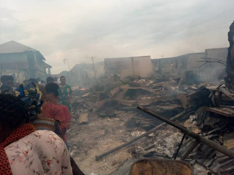 Fire razes 200 shops in Cross River - Vanguard News