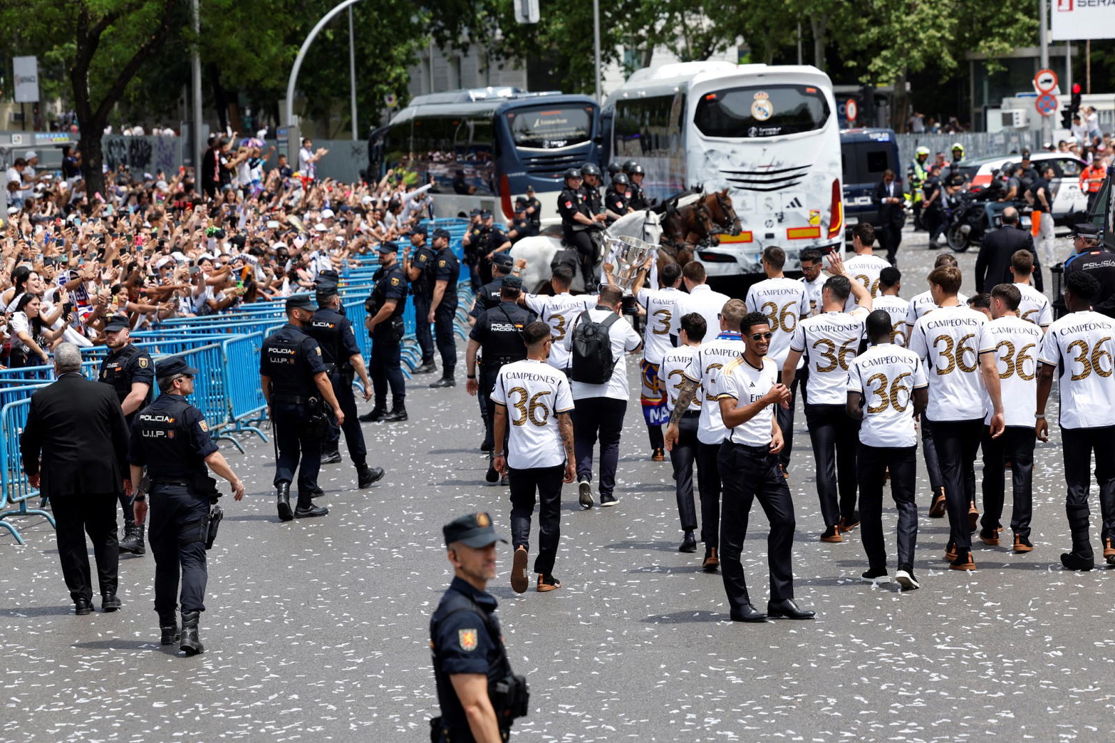 Photos: Real Madrid parade La Liga title with eye on European glory ...