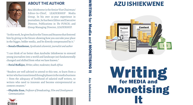 Ishiekwene pens book on creating and monetising media content - Vanguard News