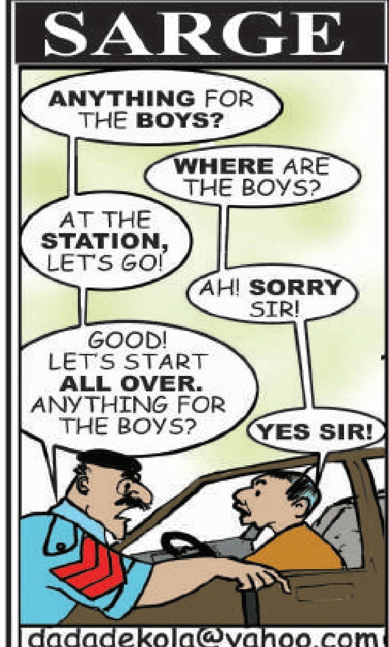 Cartoon: Police reorientation - Vanguard News