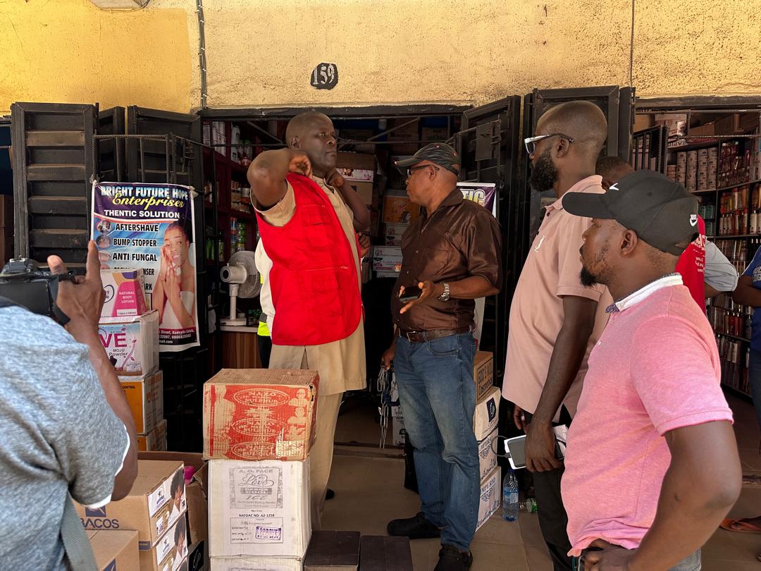 NAFDAC cracks down on unregistered cosmetics in Lagos raids