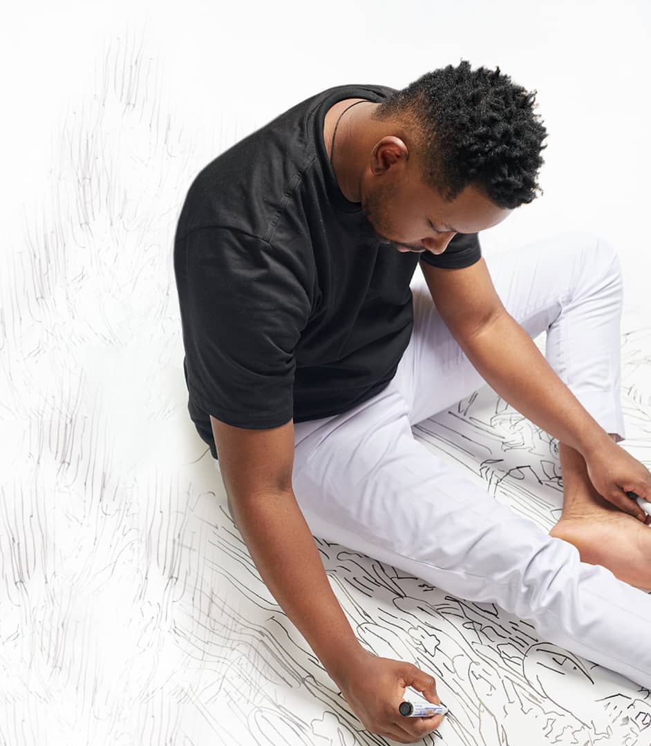 Fola David attempts to break World Record for largest drawing by an ...