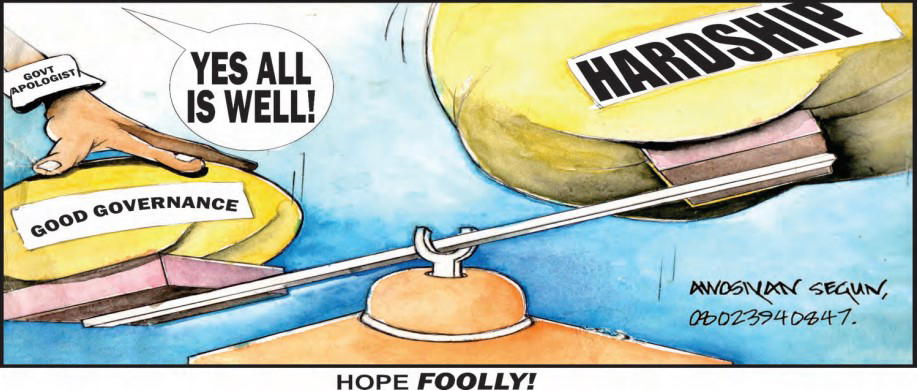 Cartoon: A people fool of hope - Vanguard News