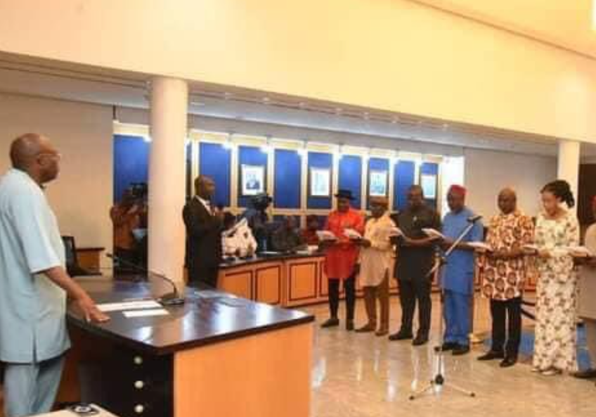 Fubara swears in 23 LGA caretaker chairmen - Vanguard News