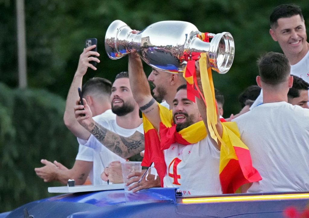 Photos: Spain celebrate winning Euro 2024 with trophy parade in Madrid ...