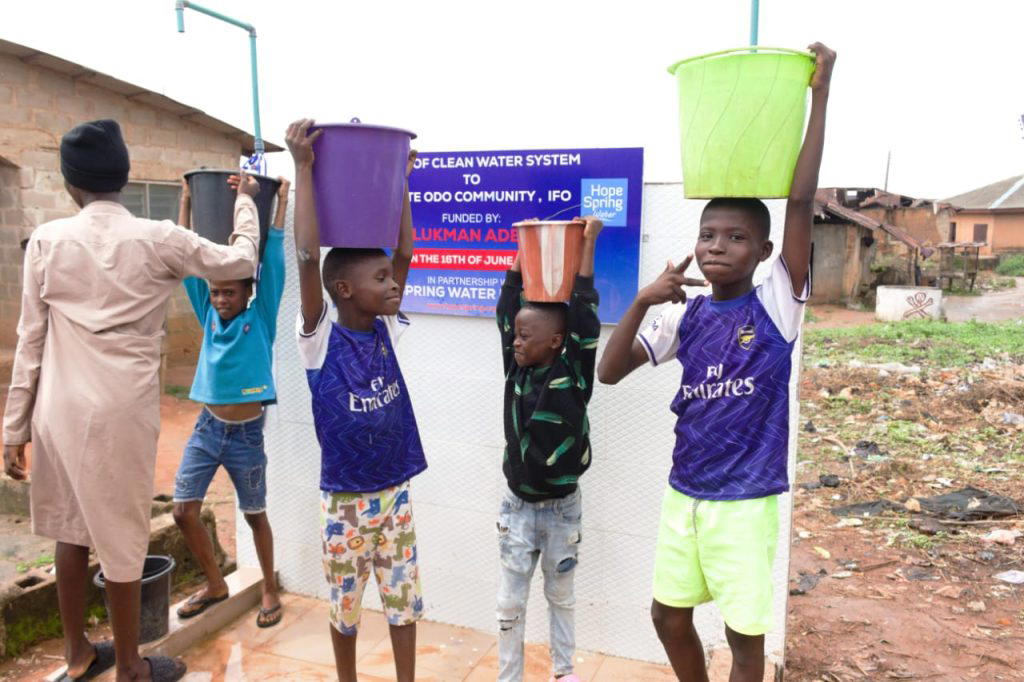 Hope Spring Team up With Philanthropist for Community Water Project ...