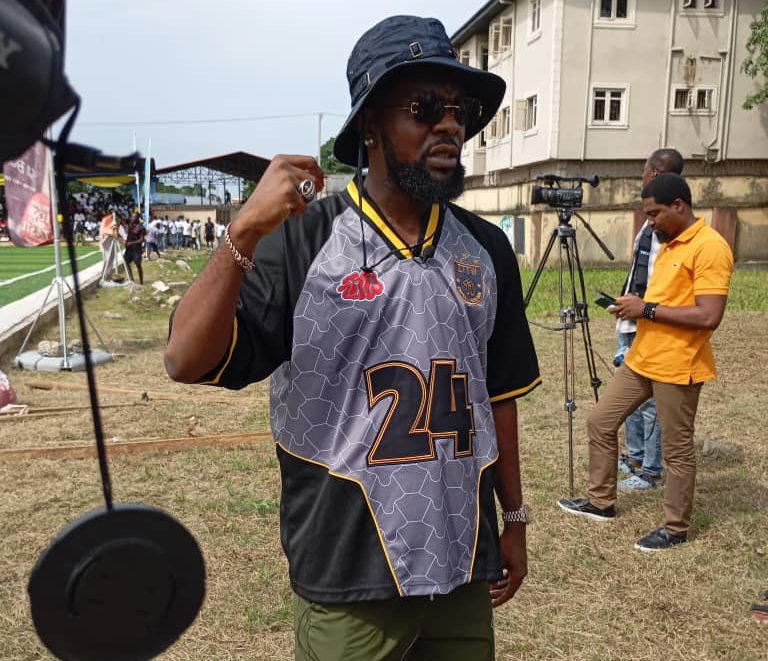 Patoranking builds football turf for Lagos community - Vanguard News