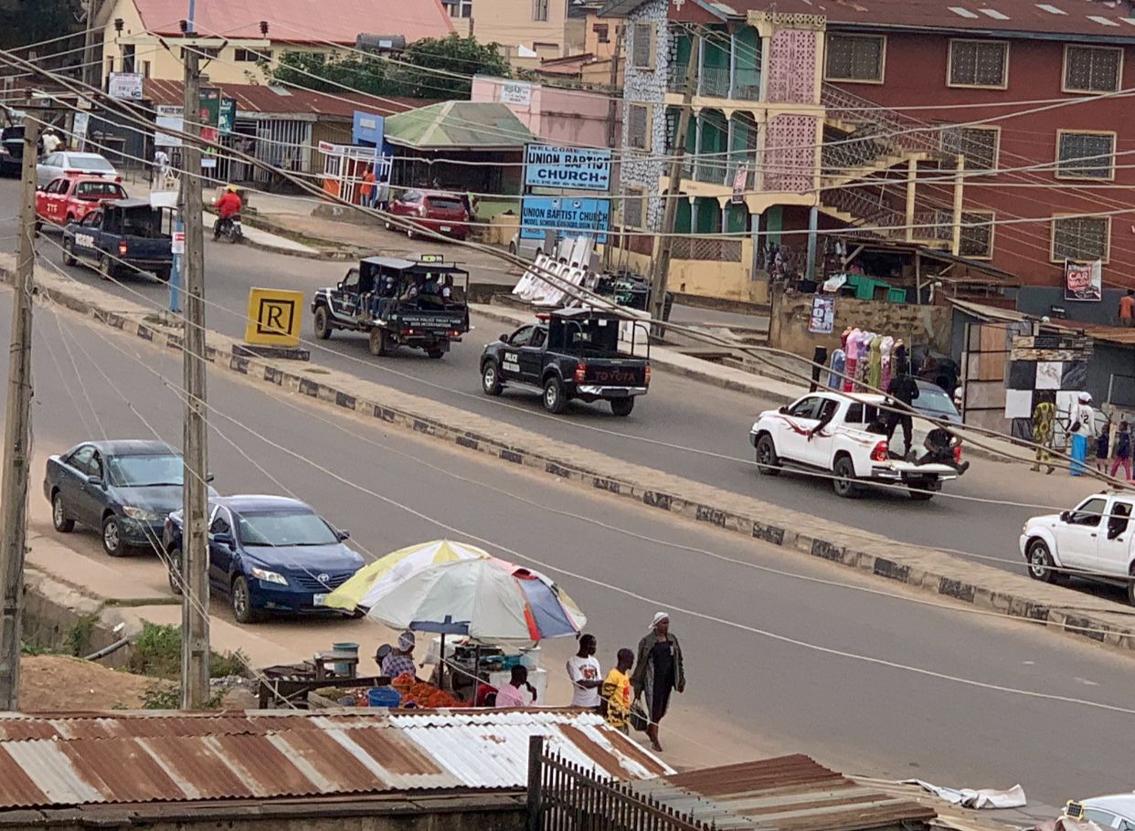 Protest: Security operatives embark on show of strength in Osun ...
