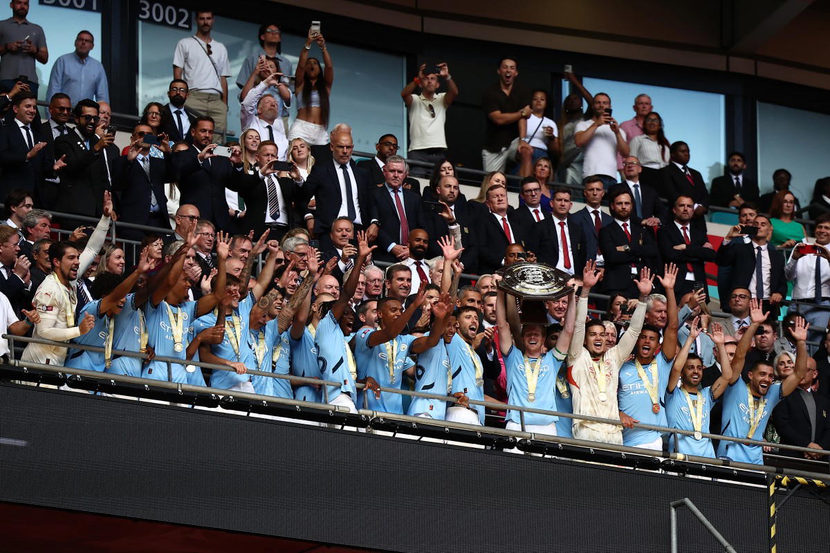 Manchester City beat Manchester United on penalties to win Community ...