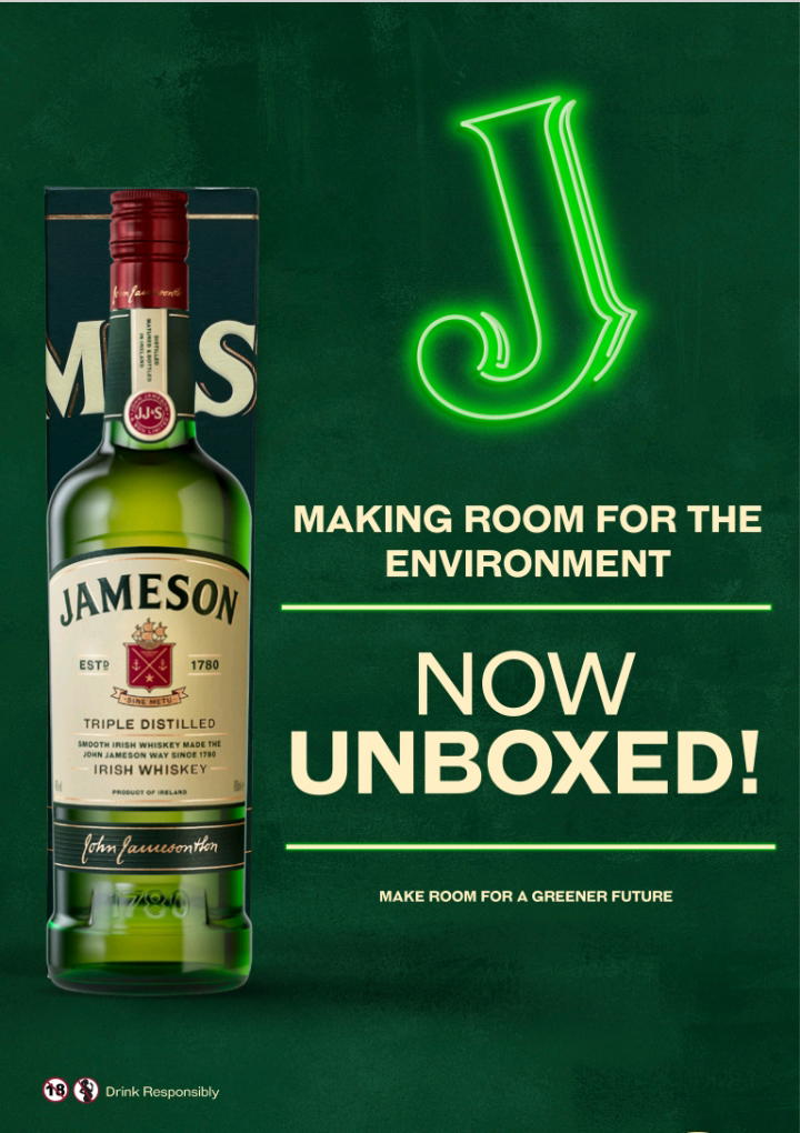 Jameson Unboxing: Another step towards sustainability - Vanguard News