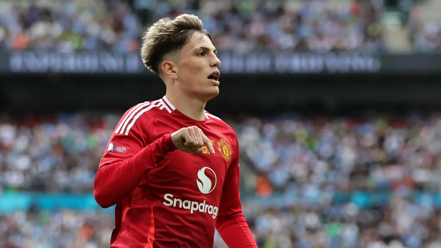 Garnacho unsure of Man Utd future after Europa League final snub ...