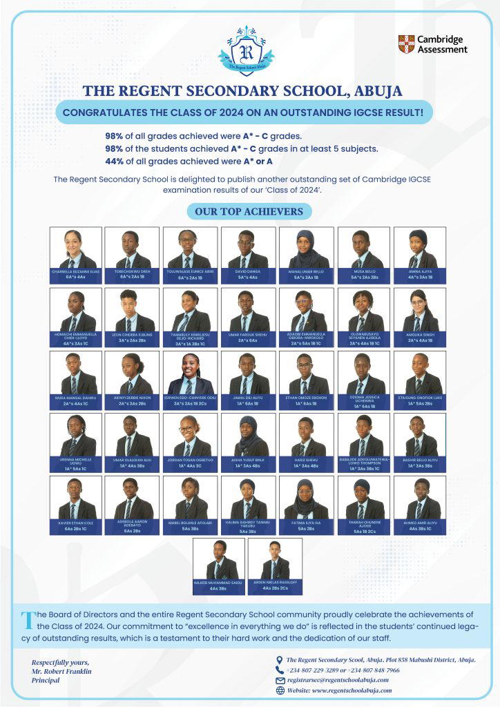 The Regent Secondary School celebrates exceptional performance in the ...