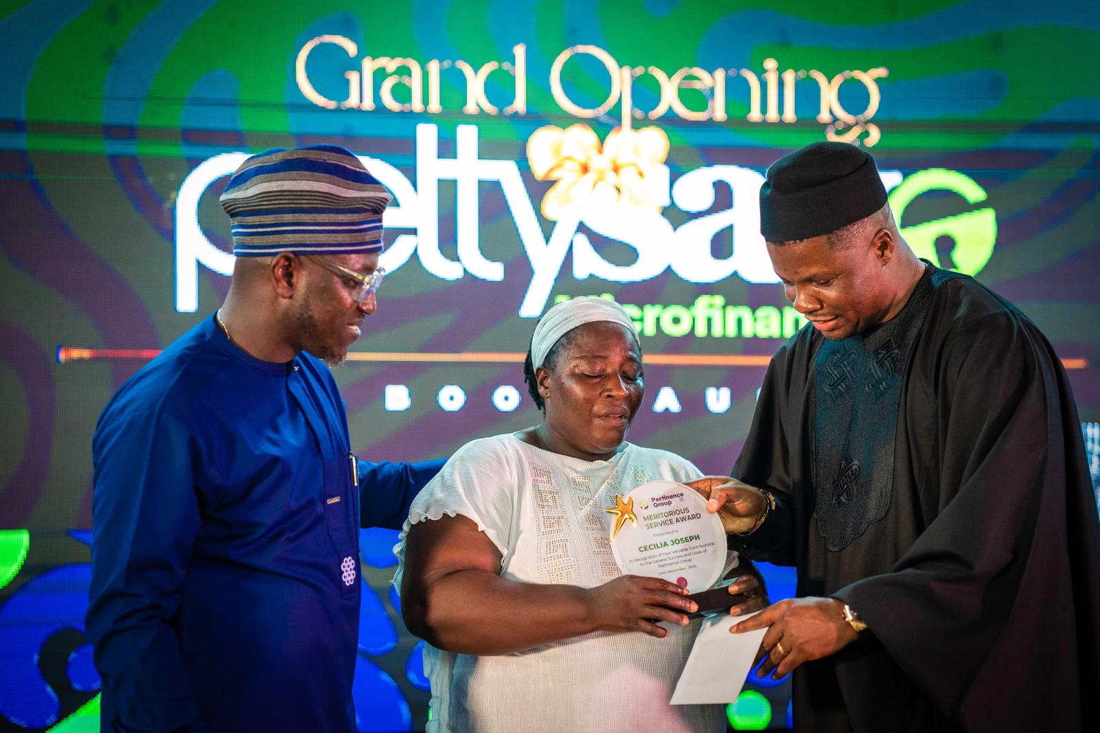 Cleaner rewarded with ₦2m at PettySave MFB grand opening - Vanguard News