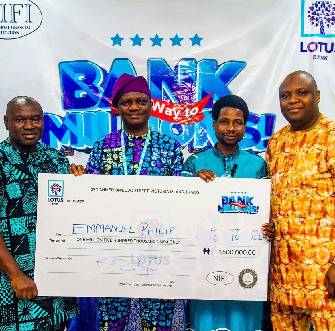 Emmanuel Philip, Monday Akogwu, three others win big at Lotus bank-your-way-to-millions ...