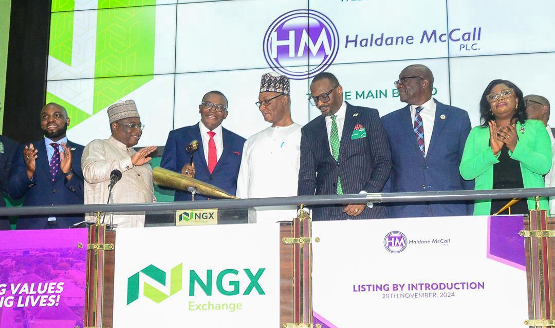Haldane McCall lists shares on NGX, boosts market capitalisation by N13.17 bn - Vanguard News