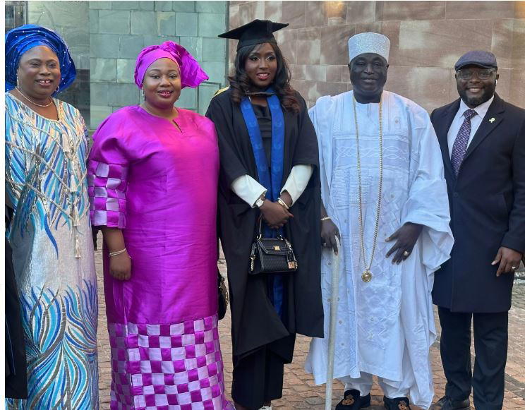 Tayese of London congratulates Timi of Ede on daughter's academic ...