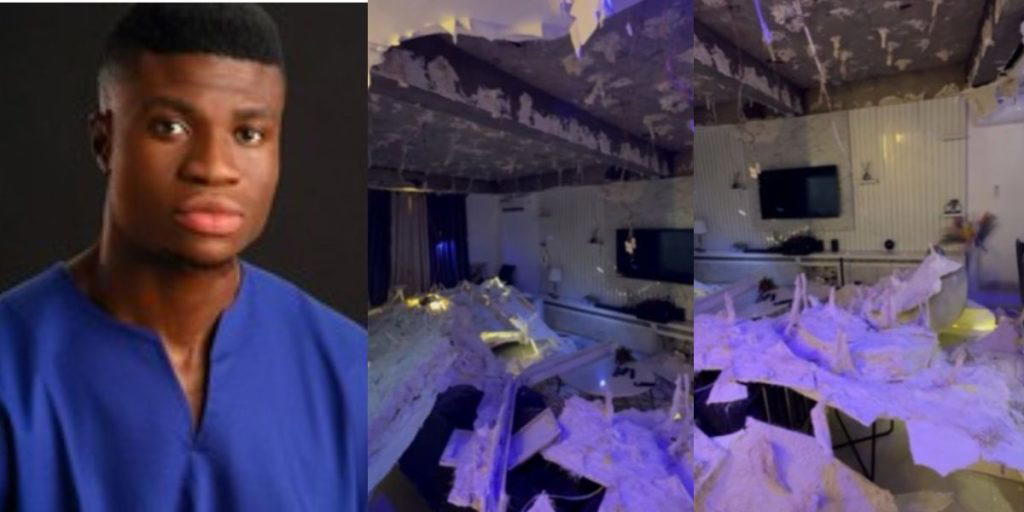 Video: Comedian Zicsaloma escapes unhurt after house POP collapses ...