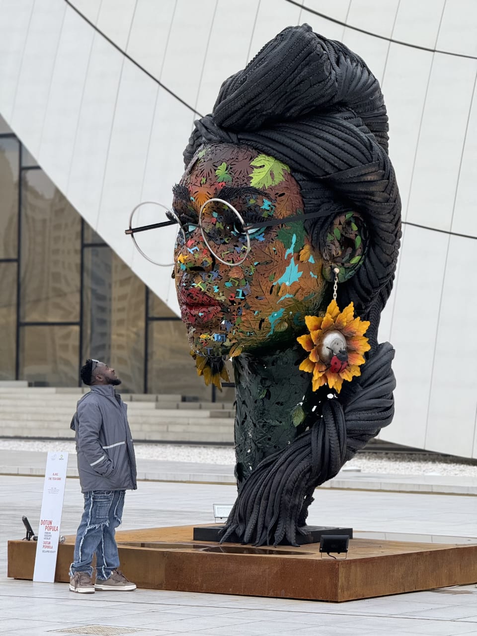 Popoola's art works show in Azerbaijan