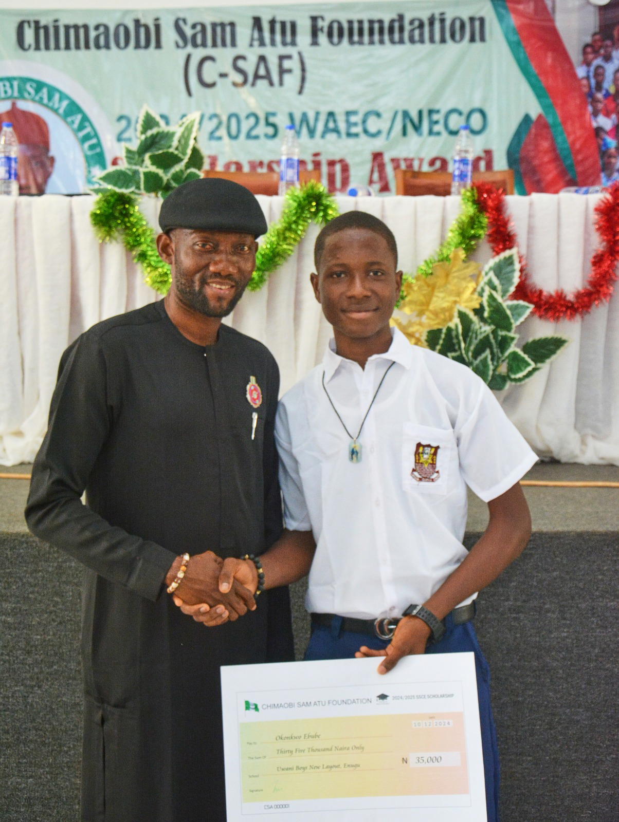 Foundation awards 237 SSCE Scholarships to intelligent, less-privileged ...