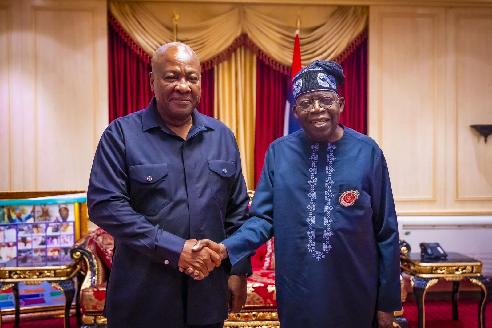 Photos: Ghana's President-elect Mahama visits Tinubu in Abuja - Vanguard News