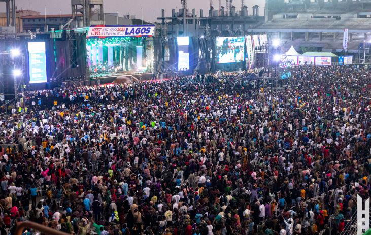 Massive turnout at Next Level Prayers Conference in Lagos, as over ...