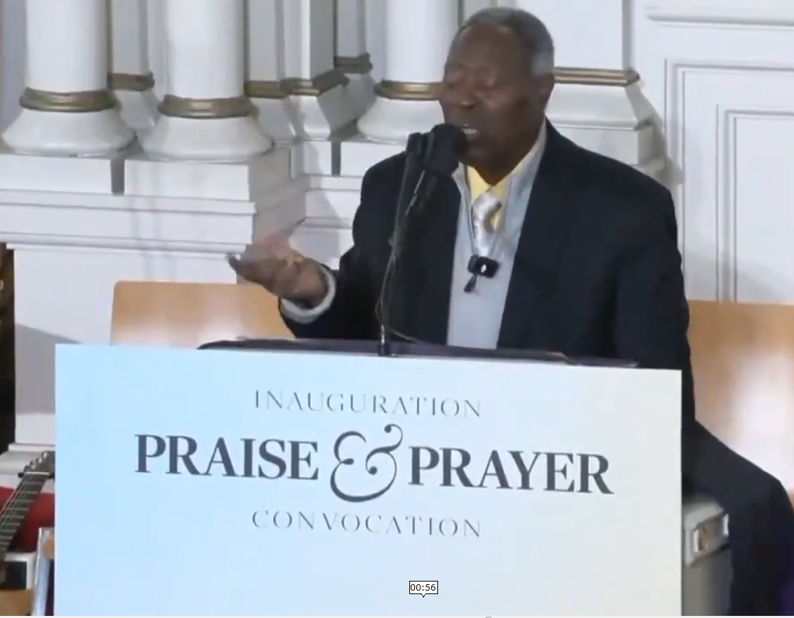 Video: Pastor Kumuyi prays at Trump's inauguration event - Vanguard News