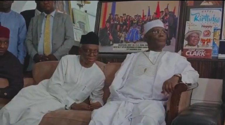 Video: El-Rufai joins Atiku in visit to Edwin Clark's family - Vanguard ...
