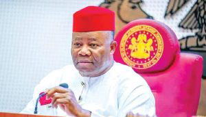 Akpabio swears in Ikpea, Nwachukwu as new senators - Vanguard News