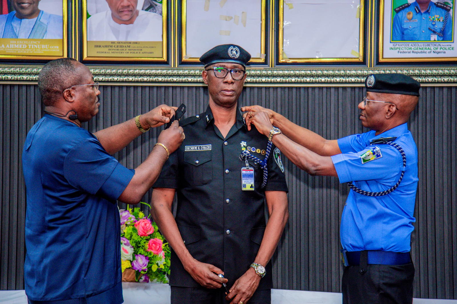 IGP decorates 3 newly promoted AIGs, 16 Commissioners of Police