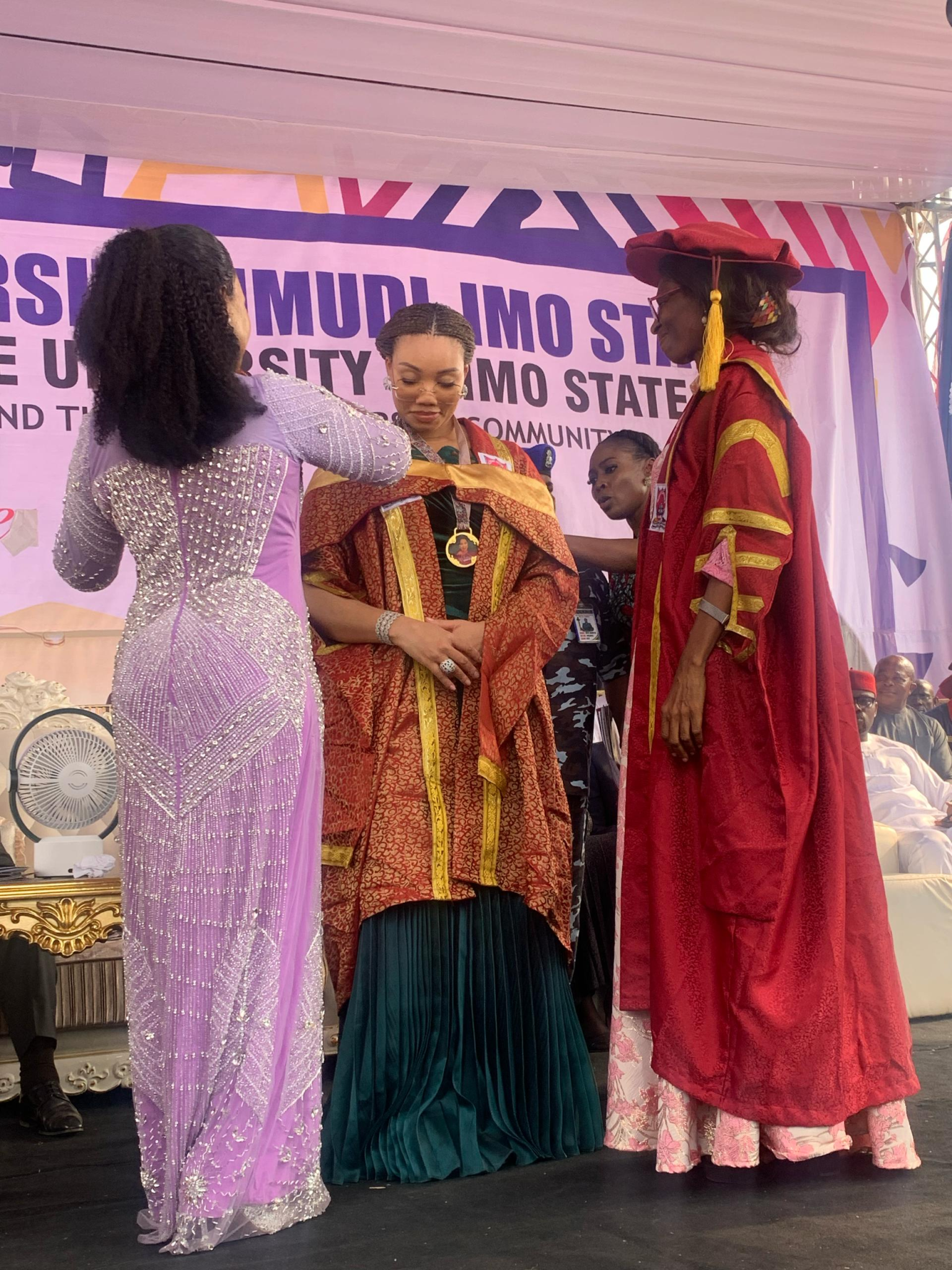 Imo First Lady honoured with Doctoral degree at Hezekiah University ...