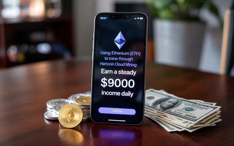 Using Ethereum (ETH) to Mine Through Hartcoin Cloud Mining: Earn A Steady $9000 Income Daily ...